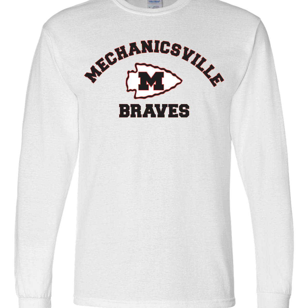 Mechanicsville Braves 50/50 Long Sleeve T-Shirts – R3K Designs & Apparel