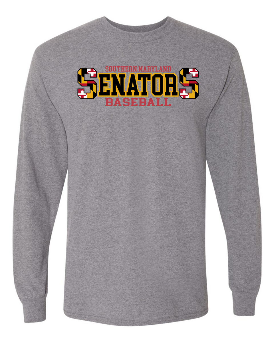 Senators Long Sleeve T-shirt Double S Design – R3K Designs & Apparel