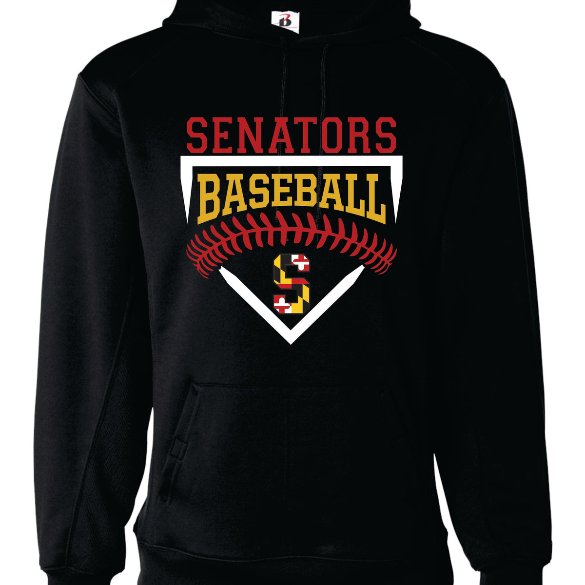 Senators Dri-Fit Hoodie Home Plate Design - Women – R3K Designs & Apparel